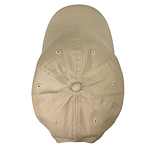 Falari Classic Baseball Cap Dad Hat 100% Cotton Soft Adjustable Size Khaki