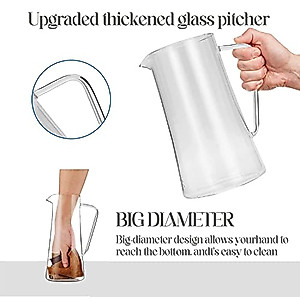 Sunvivi Iced Tea Maker with 3 Quart Glass Pitcher, Iced Coffee Maker Brewing System with Strength Selector, Infusion Pitcher for for Ground Coffee, Taste Customization, Green