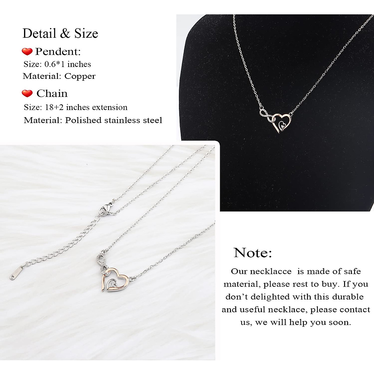 OKEYCH Unbiological Sister Necklace, Bonus Sister Gift, Soul Sister Gifts from Sister, Sister in Law Necklace, BFF Birthday Gift, Best Friend Friendship Necklace (Bonus Sister Necklace)