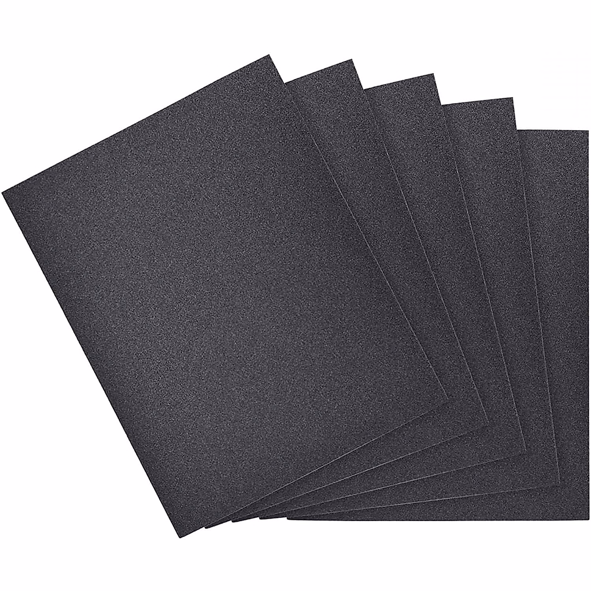 Utoolmart 120 Grits Sanding Sheets Sandpaper Wet Dry Silicon Carbide Sandpaper for Wood Furniture Metal Automotive Polishing 5pcs