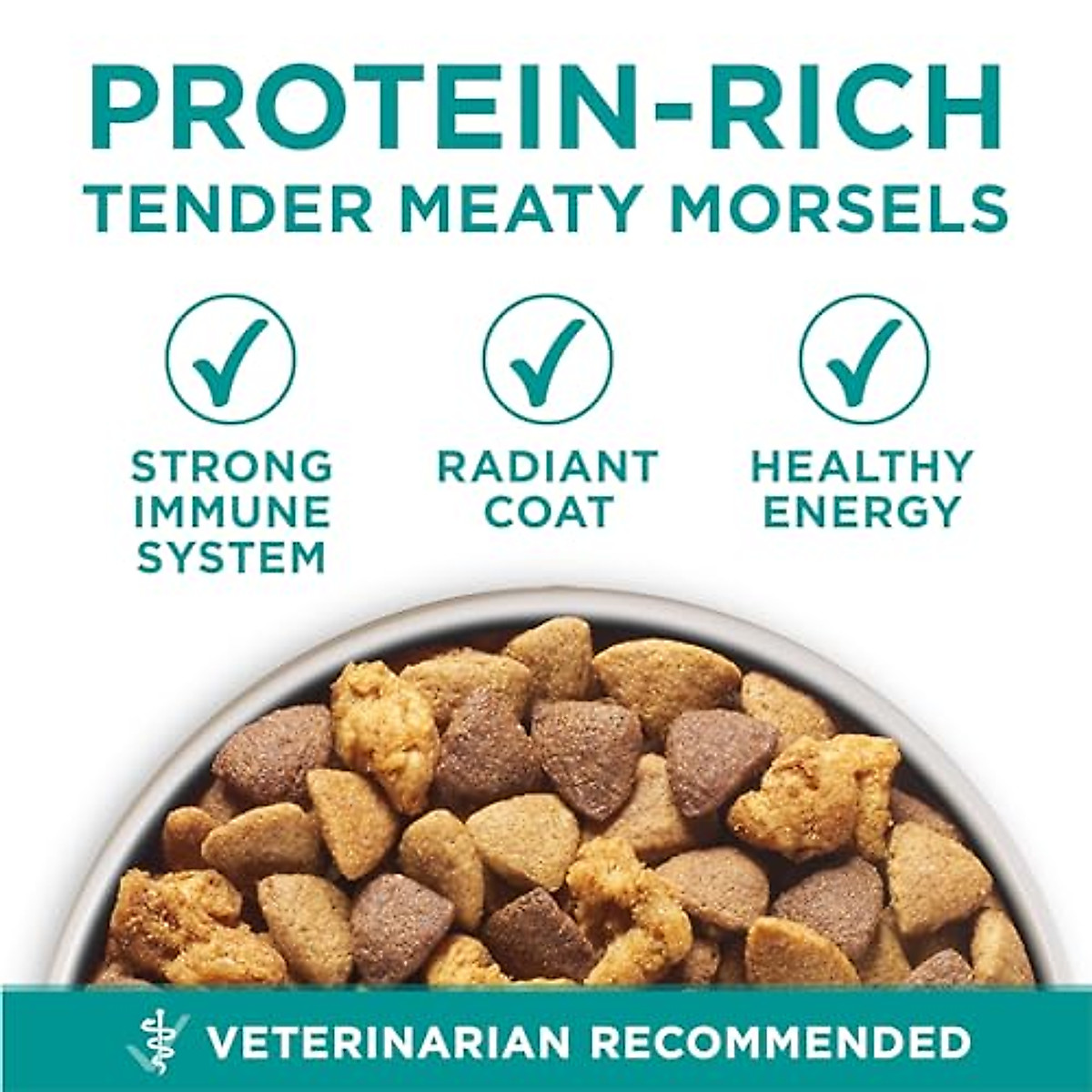 Purina One Plus Digestive Health Formula Dry Dog Food Natural with Added Vitamins, Minerals and Nutrients - (Pack of 4) 8 lb. Bags