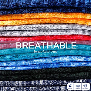 IDEGG No Show Socks Men Low Cut Ankle Short Socks for Men Casual Athletic Socks with Non Slip Grip