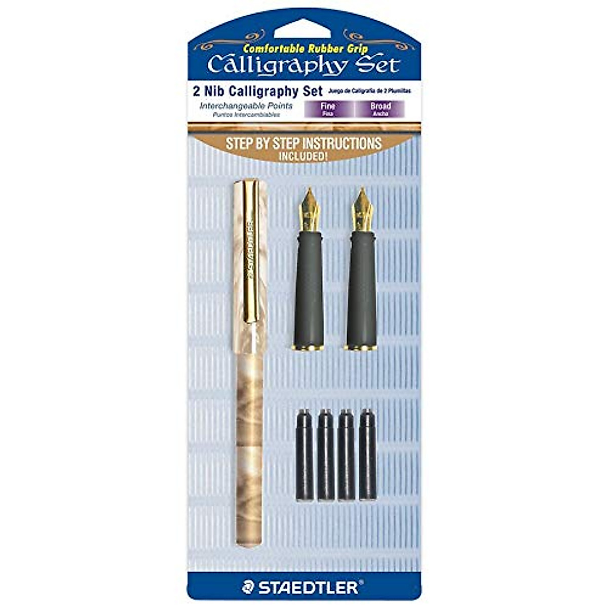 Staedtler Calligraphy 2-Nib Pen Set