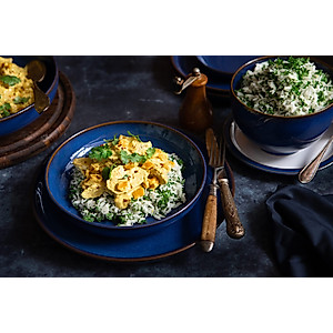 Imperial Blue Alternate Pasta Bowls Set of 4