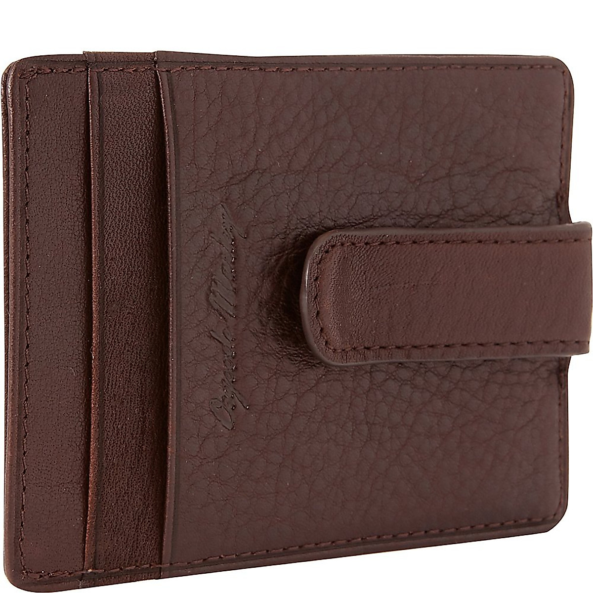 Cashmere Men's ID Front Pocket Clip Wallet Color: Black
