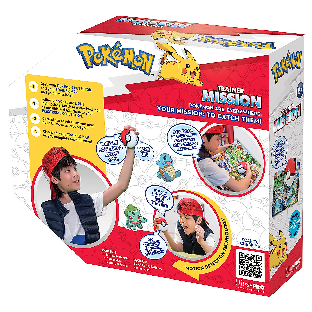 Ultra Pro Pokémon Trainer Mission Toy - Interactive Poké Ball Guessing Game, Fun for Family & Friends, Explore with Pokeball Toy, Learn & Catch Pokémon, Perfect for Board Game Enthusiasts