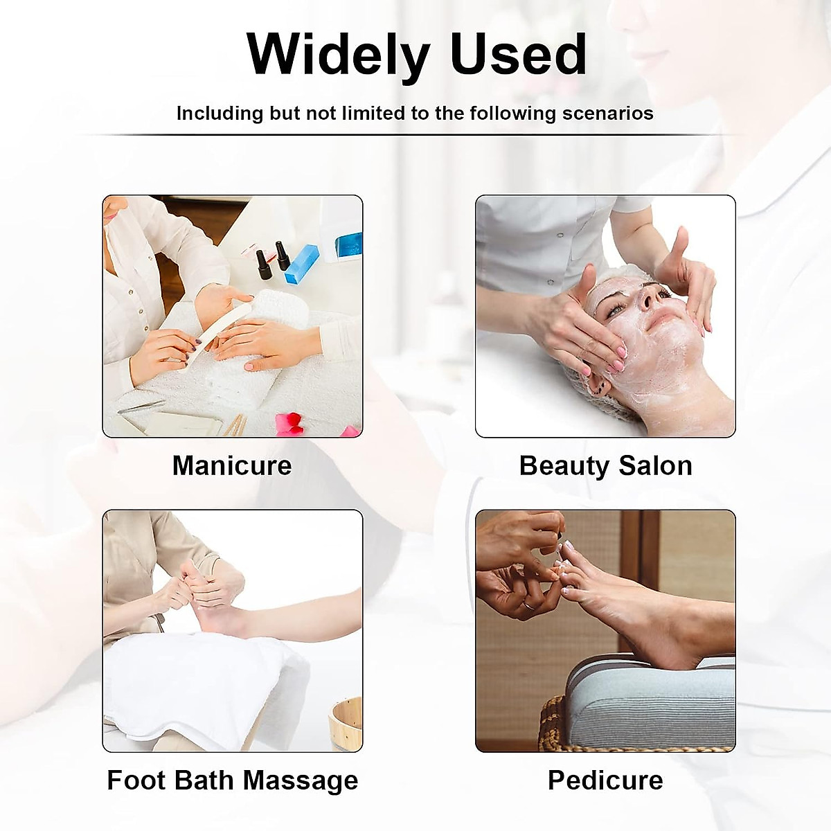 Elitzia Pedicure Foot Stool Beauty Salon SPA Foot Bath Footstool Two Colors Optional Thick Support Seat Quality Wheels ET28499 Brown Colour