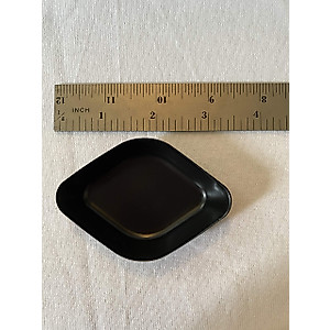 Diamond Weighing Boats, W-D30-BA-50, 30ml, Medium,Black, Anti-Static, Pack of 50