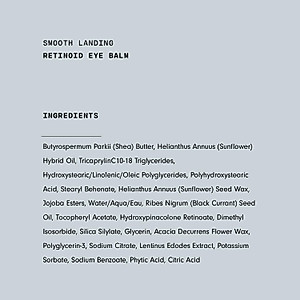 Versed Smooth Landing Advanced Retinoid Eye Balm - Anti-Aging Eye Cream with Granactive Retinoid for Crow's Feet, Under Eye Bags & Dark Circles - Nightly Moisturizing Eye Firming Cream (0.42 oz)