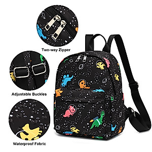 Xunteny Dinosaur Mini Backpack Women Girls, Small Backpack Purse for Adults Teens Kids School Travel
