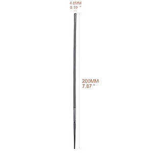 Hipa 3/16 4.8mm Round Professional Chainsaw Chain File, Round Saw Chain File kit, Replacement for Oregon 25896