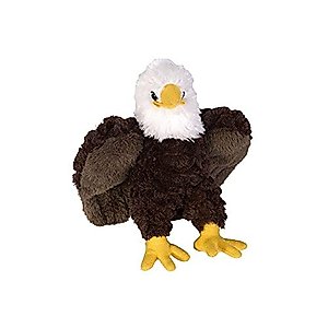Wild Republic Bald Eagle Plush, Stuffed Animal, Plush Toy, Gifts for Kids, Cuddlekins 8 Inches