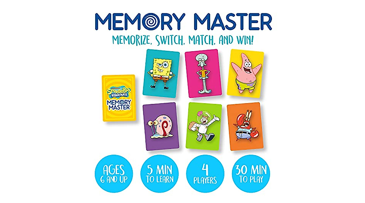 AQUARIUS SpongeBob SquarePants Memory Master Game