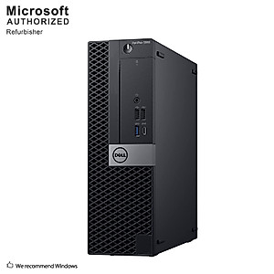Dell OptiPlex 5060 SFF High Performance Desktop Computer, Intel Six Core i5-8500 up to 4.1GHz, 16G DDR4, 256G SSD, WiFi, BT, 4K Support, DP, Windows 10 Pro 64 Bit English/Spanish/French (Renewed)