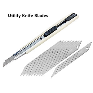 CARTINTS Vehicle Tinting Film Vinyl Wrap Applicator Kit with Tool Pouch, 9mm Knife Blades, Felt Vinyl Squeegee, Full Wrap Squeegee, Razor Scraper, Car Wrap Tools for Vinyl and Car Paint/Glass Film