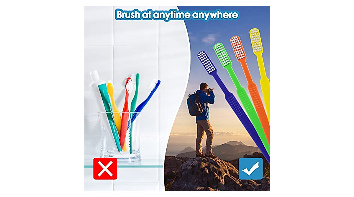 Prepasted Toothbrush Individually Wrapped - Travel Ready Bulk