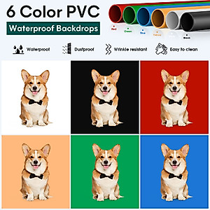 Daguerre 32"x32" Light Box for Product Photography, Professional Large Photo Studio with 3 Stepless Dimming Lights Panels, 210 LED Beads, and 6 Color Backdrops, Perfect Photo Booth Shooting Tent Kit