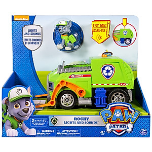 Paw Patrol- Rocky's Lights and Sounds Recycling Truck