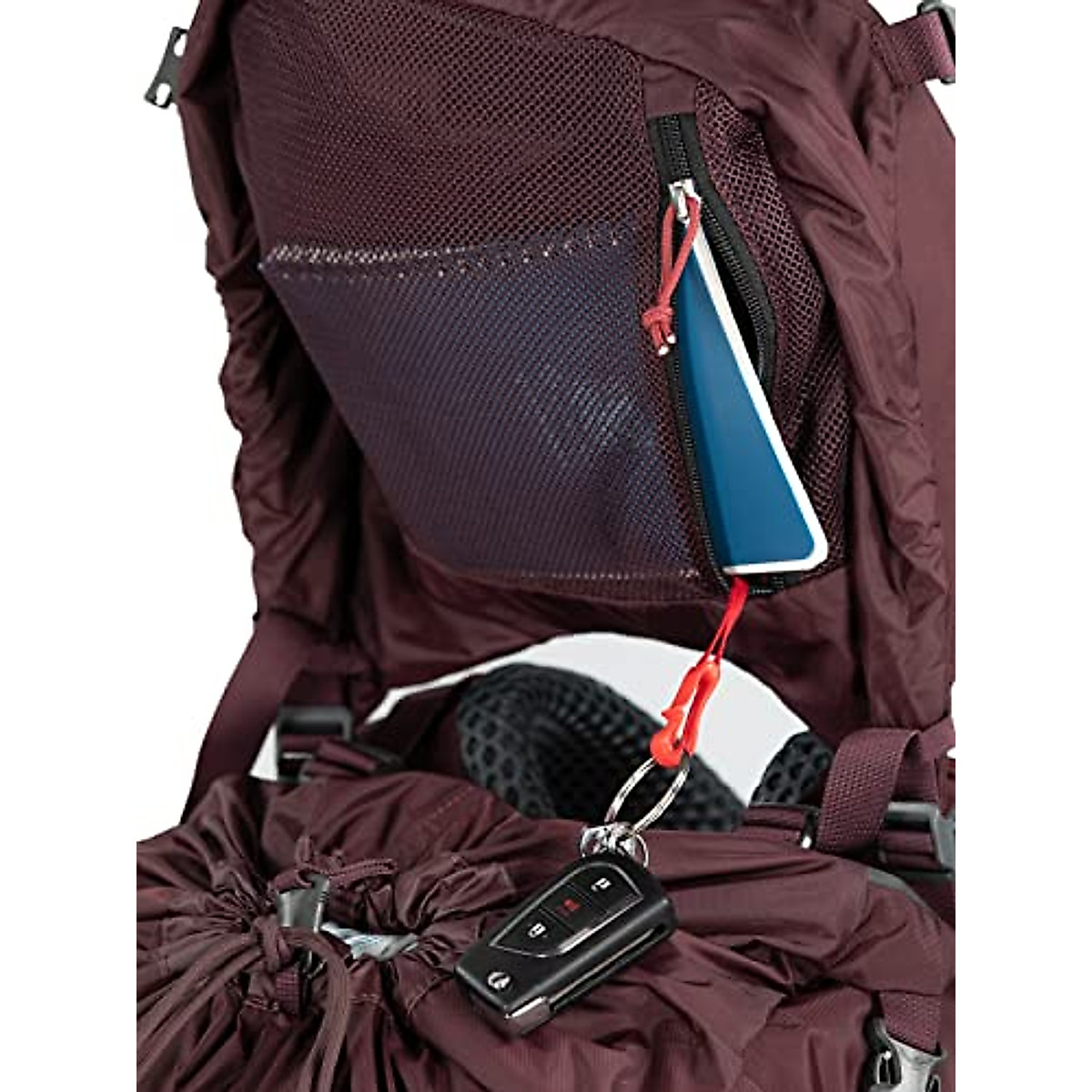 Osprey Kyte 58L Women's Backpacking Backpack with Hipbelt, Elderberry Purple, WM/L