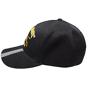 US Army Armor Tank Black Shadow Acrylic Adjustable Embroidered Cap Hat - Officially Licensed