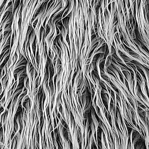 Shannon Lux Fur Mongolian Grey Frost, Fabric by the Yard