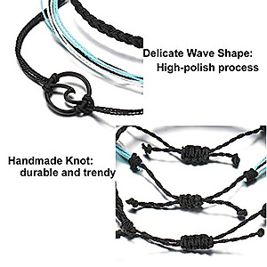 choice of all Summer Bracelets for Teen Girls Aesthetic Surfer Wave Adjustable Waterproof Handmade Bracelets Anklets for Women Men Girls Christmas Gifts