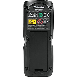 Makita LD050P Laser Distance Measure, 164'
