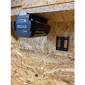 StealthMounts Battery Holder Compatible with Ryobi 40V (4 Pack) - Black | StealthMounts Battery Mounts | Made in the UK