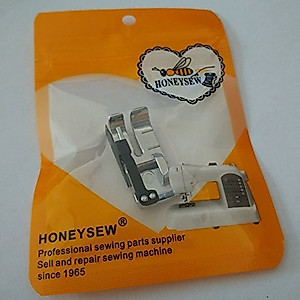 HONEYSEW 1/4" Edge Stitching/Quilting Foot with Guide for JANOME Brother JUKI #200330008