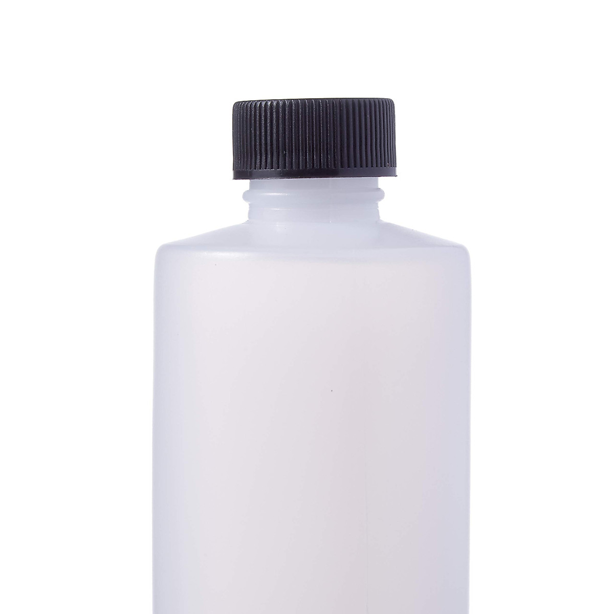 Consolidated Plastics Cylinder Bottle with Cap, HDPE, Natural, 4oz, 12 Piece