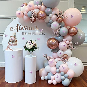 72 Pcs Butterfly Decorations, 3 Sizes 3 Styles, 3D Butterfly Wall Decor, Butterfly Party Decorations, Birthday Decorations, Butterflies for Crafts, Cake Decorating, Wall Stickers Room Decor (Lavender)