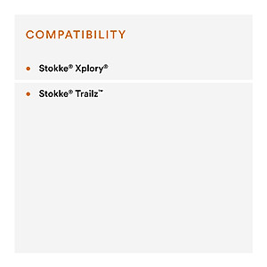 Stokke Stroller Snack Tray, Black - Keeps Cups, Food & Toys Within Child's Reach - Easy to Attach, Remove & Clean - Adjustable Angles - Compatible with Stokke Xplory & Trailz Strollers