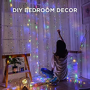 buways Fairy Lights,2-Pack Battery Operated Waterproof Multicolor 50 LED Fairy String Lights,16.4ft Silver Wire Light with Remote Control for Christmas Parties,Garden and Home Decoration