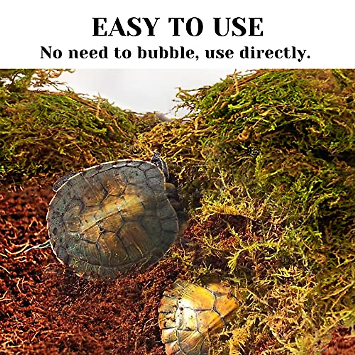 Hamiledyi Coconut Fiber Substrate Reptile Terrarium Bedding Organic Loose Hermit Crab Habitat Coco Fiber for Tortoise Crested Gecko Lizards Frogs Tarantulas (2 Pack)