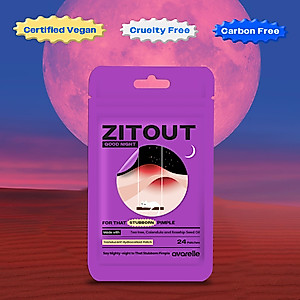 AVARELLE Spot Pimple Patches for Face | ZitOut Good Night Acne Patches | FSA HSA Acne Treatment Hydrocolloid Acne Patches | Hydrocolloid Bandages for Acne with Tea Tree Oil | Acne Spot Treatment