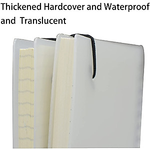 Yansanido 6 Pcs A6 Graph Paper Clear Hardcover Spiral Notebooks Journals Planner 5.7 Inch x 4.1 Inch 160 Pages (80 Sheets) Thick Paper (Grid 6 Pcs)