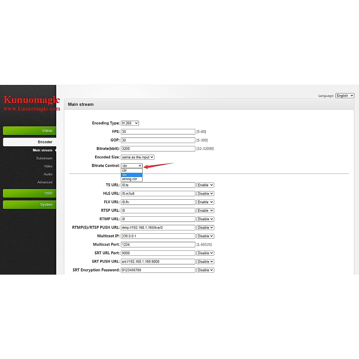 Mini Video Streaming IPTV HD HDMI H265 H264 Wowza Facebook YouTube SRT HLS RTSP UDP RTMP HTTP OBS VMIX Encoder