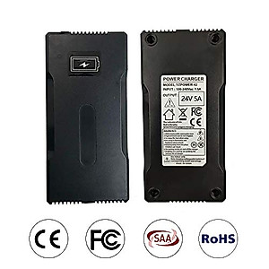 YZPOWER 29.4V 5A Power Adapter for Electric Bike Mobility Scooter 24V Lithium Battery Charger 3-Pin XLR Connector