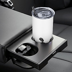 LIICHEES Black Silhouette Muscle Arm Wrestling Fighting Stainless Steel Vacuum Insulated Tumbler 20oz Coffee Cups Travel Mug Water Cup with Leak-Proof Flip Lid Metal Straw Cleaning Brush