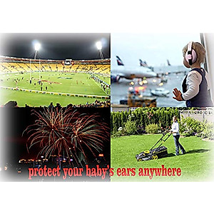 PORMUCAL Baby Ear Protection Ear muffs For 3 Months To 2+ Years Noise Reduction Hearing protection For Infant And Toddlers With Bear Ear. (Brown)