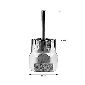 Oumers Bike Chain Tools Kit, Cassette Removal Tool Sprocket Remover Kit/Chain Whip and Cassette/Rotor Lockring Removal Tool with Guide Pin