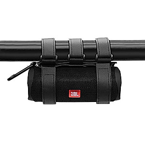 OAONY Portable Speaker Mount for Golf Cart Railing Bike or Boat -Waterproof Outdoor Adjustable Strap for Most Bluetooth Wireless Speakers Attachment Accessory Holder Bar Rail
