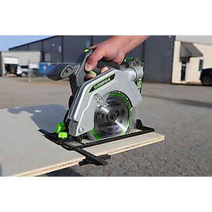Genesis G20MAX 20V Cordless Circular Saw 6-1/2 inch with Laser & LED Light, Includes 24TCT thin-kerf blade, 2.0Ah Battery and Charger, 2 Year Warranty (GLCS2065B)