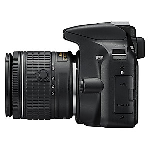 Nikon D3500 DSLR Camera Kit with 18-55mm VR Lens+ 64GB Memory + Back Pack Case + Tripod, Lenses, Filters, & More (28pc Bundle) (Renewed)