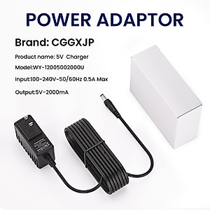 5V 2A Power Supply Adapter for Cisco IP Phones SPA508G, SPA504G, SPA525G2, SPA303, SPA942, SPA922 and SPA900, SPA300, SPA500, CP500, SPA962, Cisco SPA Series Phone Versatile Charger Power Adapter