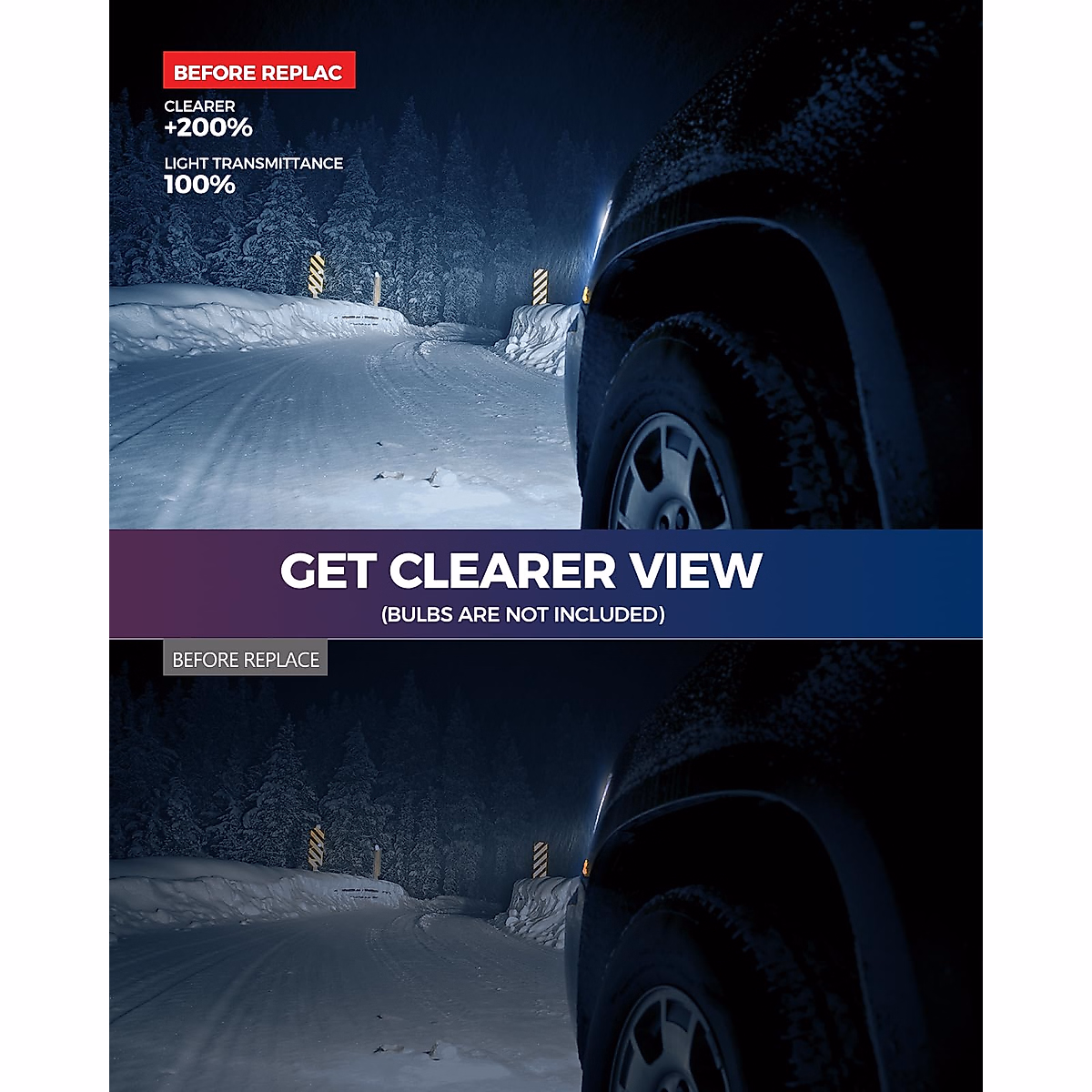 KAX 7x6 5x7 Led Headlights 300% Brighter Upgraded Led Sealed Beam Headlamps with High Low Beam H6054 6054 Led Headlights Replacement for YJ Cherokee XJ Savana Truck with H4 Adapters 2Pcs