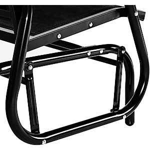 Alek...Shop Glider Bench Loveseat Rocking Chair 2-Person Seat Double Swing Chair, Essential Perfect for Patio, Porch, Garden, Indoor Outdoor