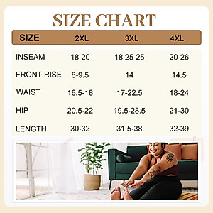 TNNZEET 3 Pack Plus Size Capri Leggings with Pockets for Women, High Waisted Black Workout Yoga Leggings 2X 3X 4X