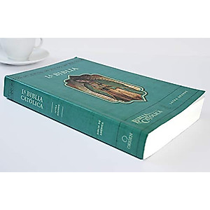 La Biblia Católica: Tamaño grande, Edición letra grande. Rústica, azul, con Virgen