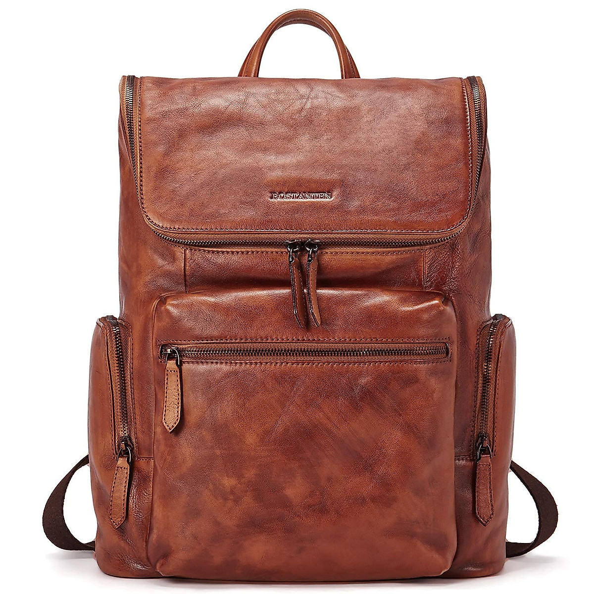 BOSTANTEN Men Leather Backpack bundle Mens Belts
